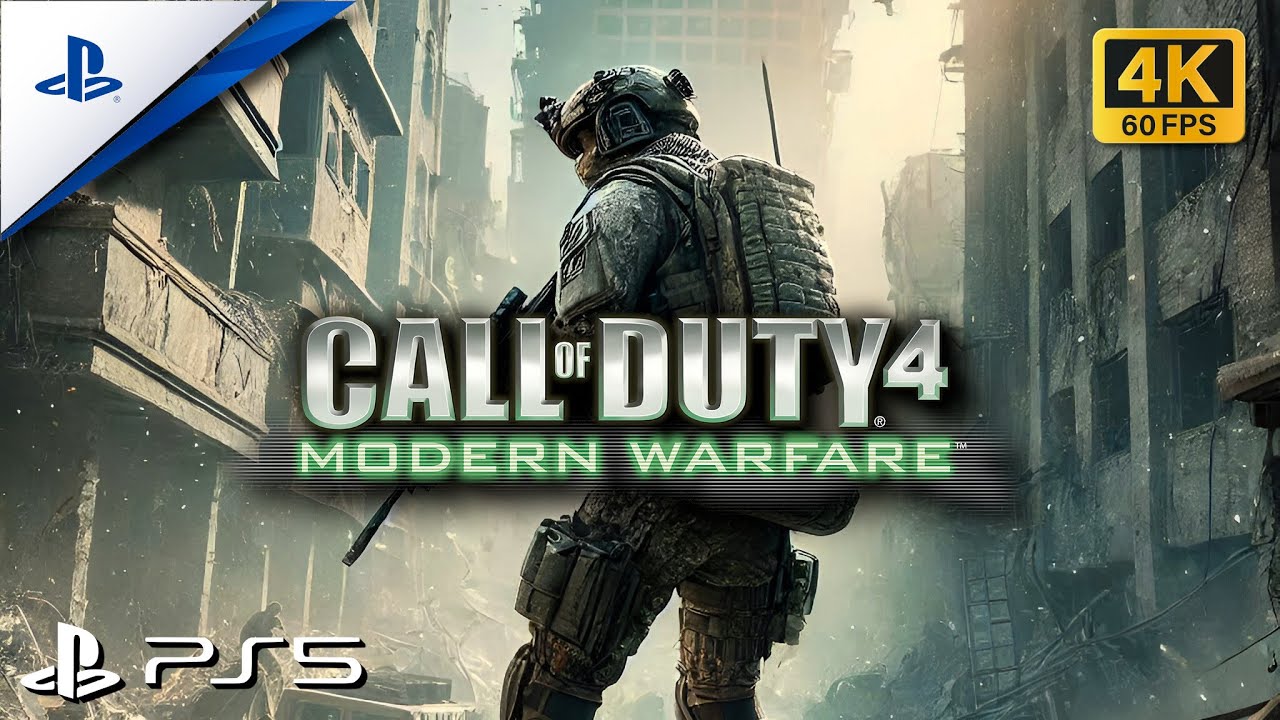 Call of Duty 4: Modern Warfare (2007) - PS5™ Gameplay [4K 60FPS] - YouTube