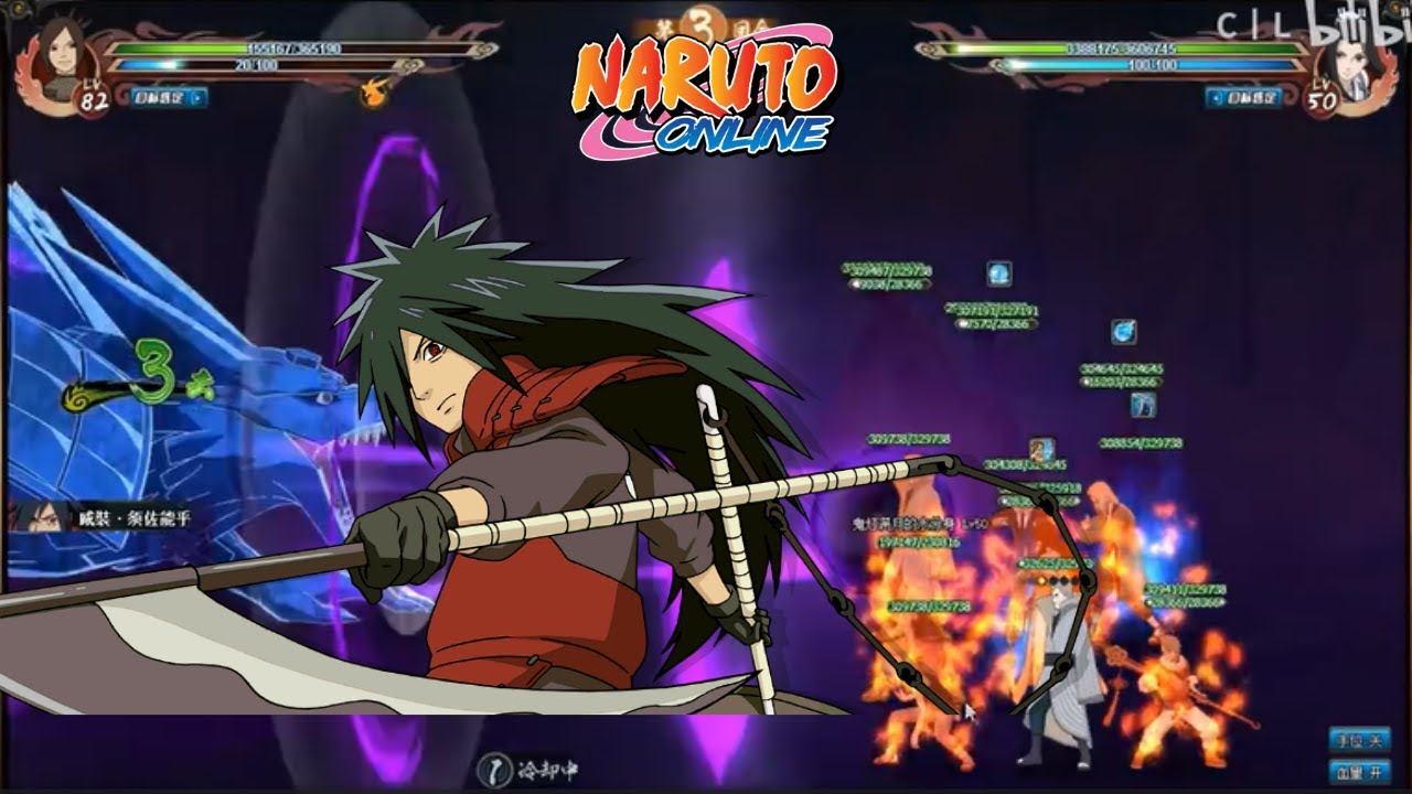 Naruto Online - Madara [The Final Battle] in Water Nature Training ...