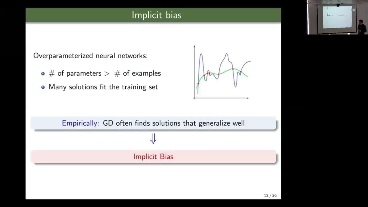 Gal Vardi - On Implicit Bias and Benign Overfitting in Neural Networks - YouTube