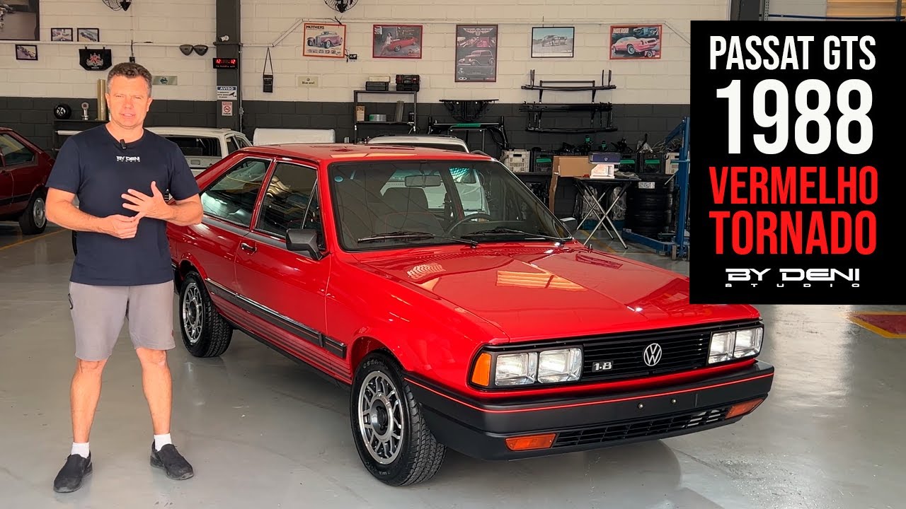 PASSAT GTS POINTER 1988: um Vermelho Tornado que envelheceu como vinho ...