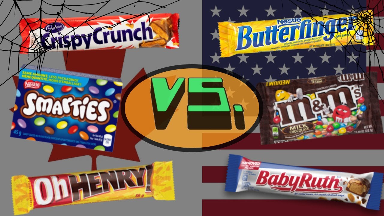 united states vs canada 2: halloween candy special - YouTube