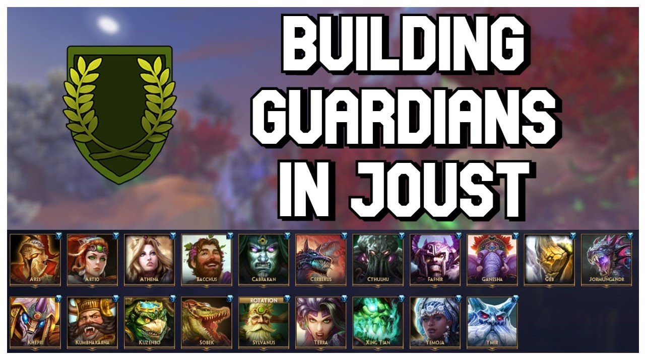 How to Build Guardians in Joust (Smite S8) - YouTube
