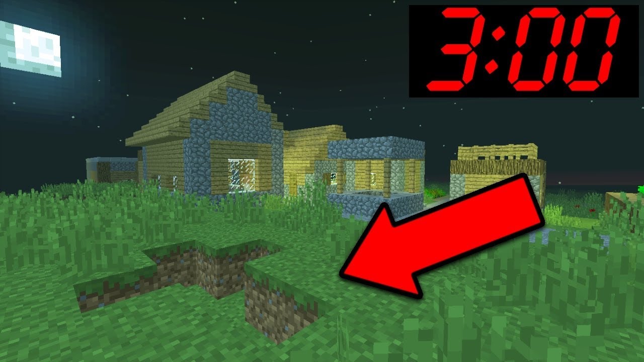 Don't play Minecraft at 3AM!!! - YouTube