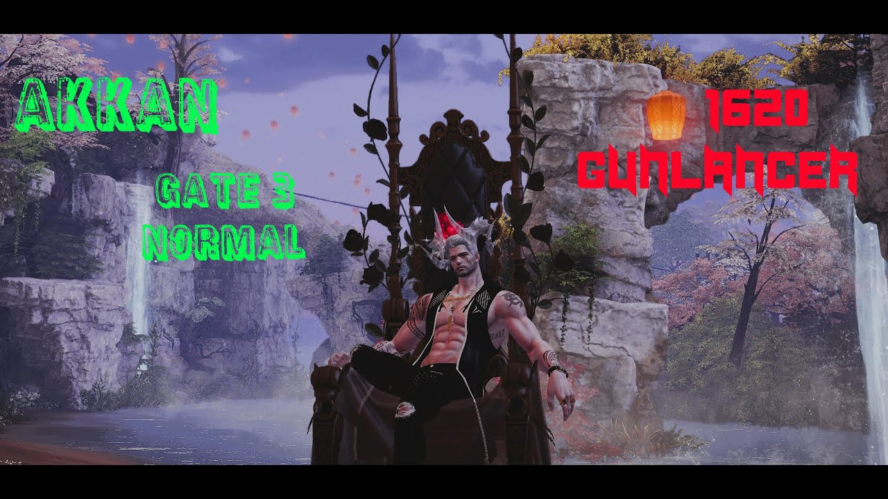 Lost Ark - Akkan Gate 3 (Normal) - 1620 Red Gunlancer - YouTube