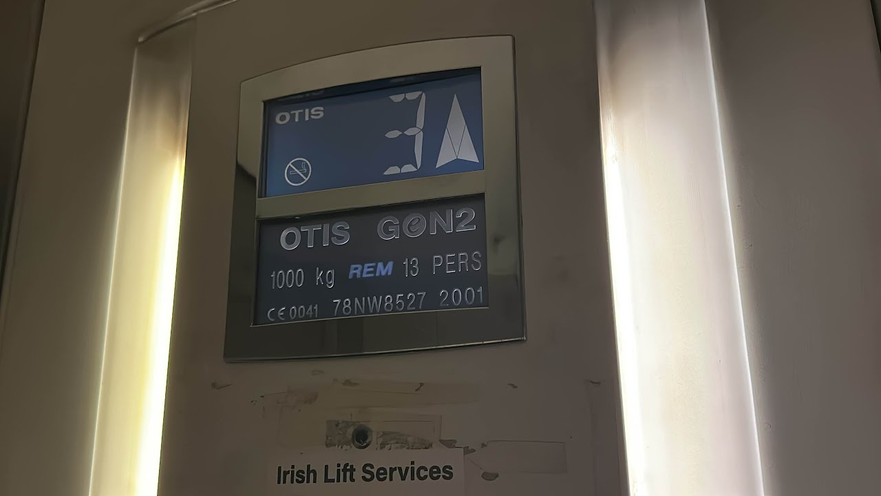 2001 OTIS Gen2 Lifts at the Haymarket Car Park Drogheda - YouTube