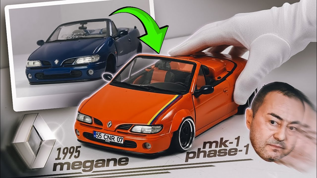Nobody Asked… But I Stanced a Renault Megane | 1/18 Custom 🍊 - YouTube