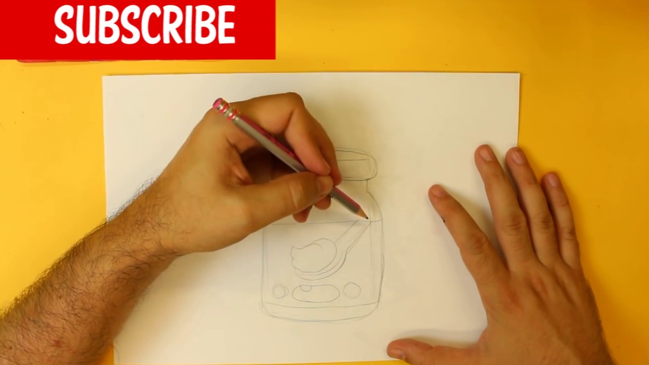 HOW TO DRAW A JAR CUTE, Easy step by step drawing lessons for kids ...