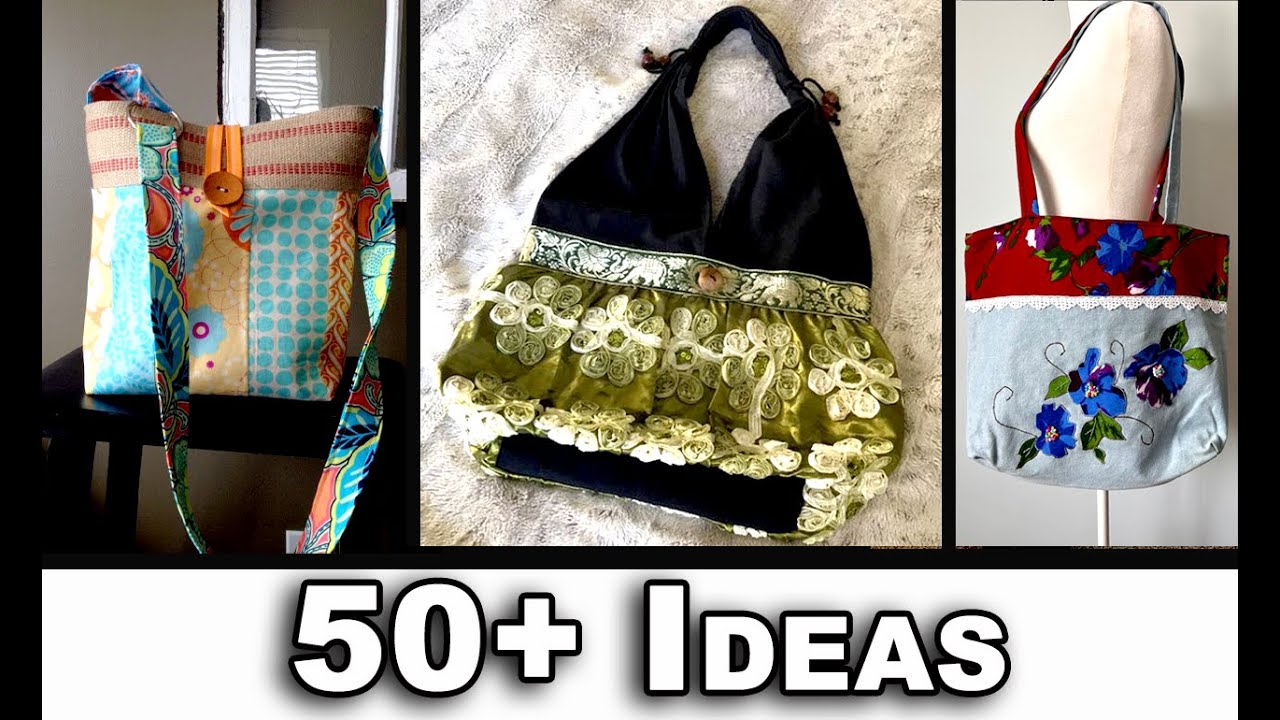 50+ DIY Ideas to Make a Unique Handmade Purse - YouTube