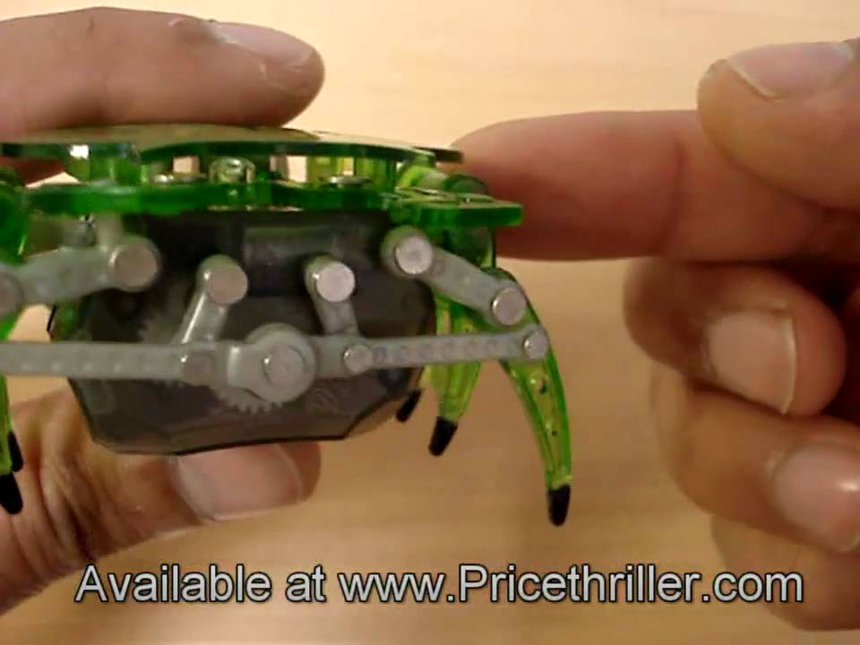 HexBug Green Mechanical Robot Crab Sound Activated! - YouTube