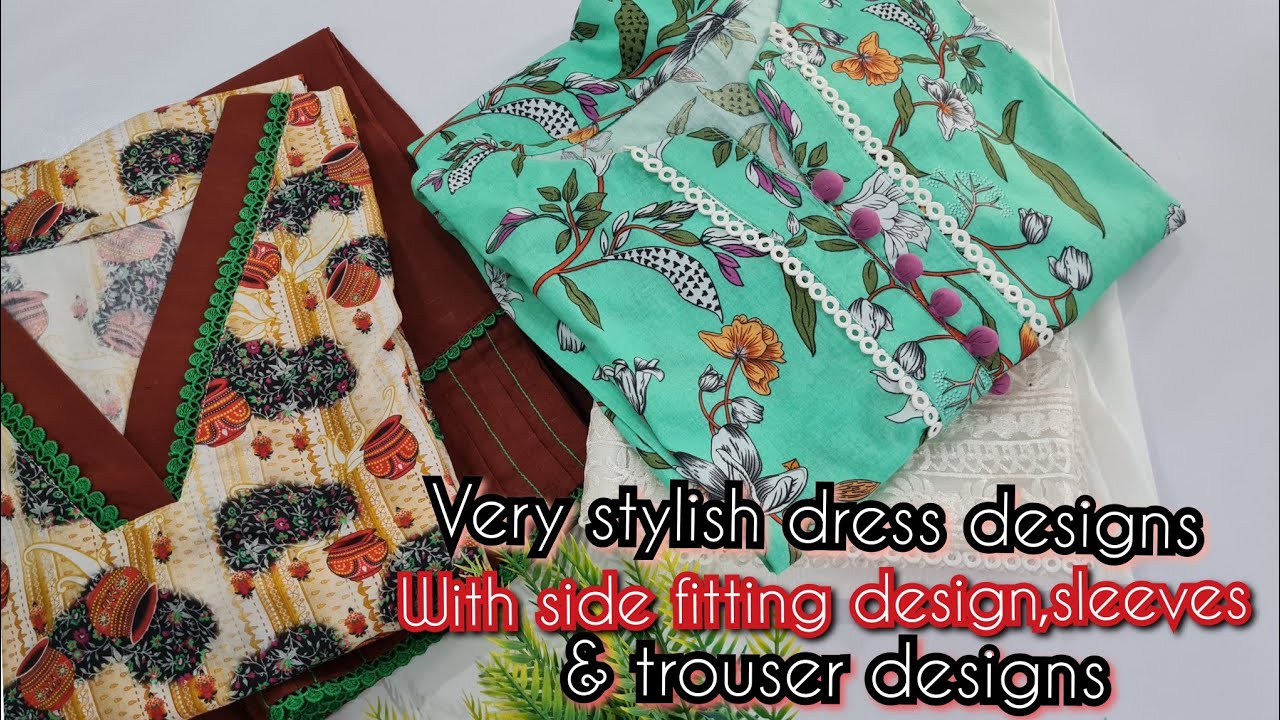 How to style & design your summer dresses||full dress designing ideas ...