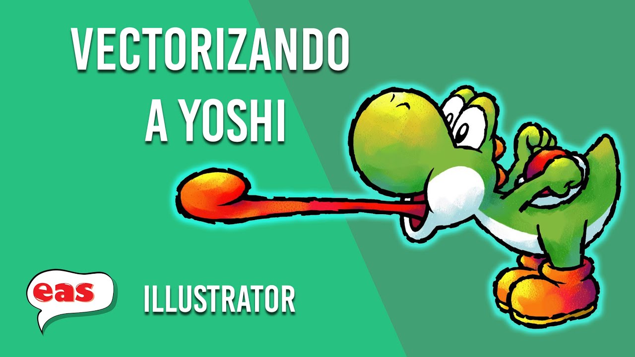 clase illustrator | vectorizando a Yoshi - YouTube