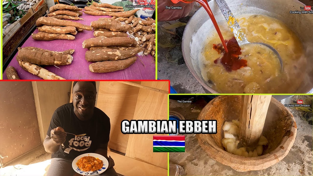 Cooking Gambian Most Popular STREET FOOD EBBEH !! West African Ultimate Recipe - YouTube