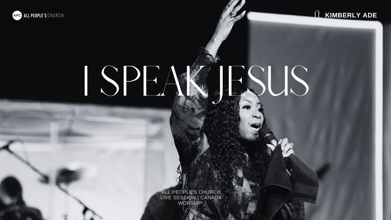I Speak Jesus | (Live at All People's Church) | By Charity Gayle - YouTube
