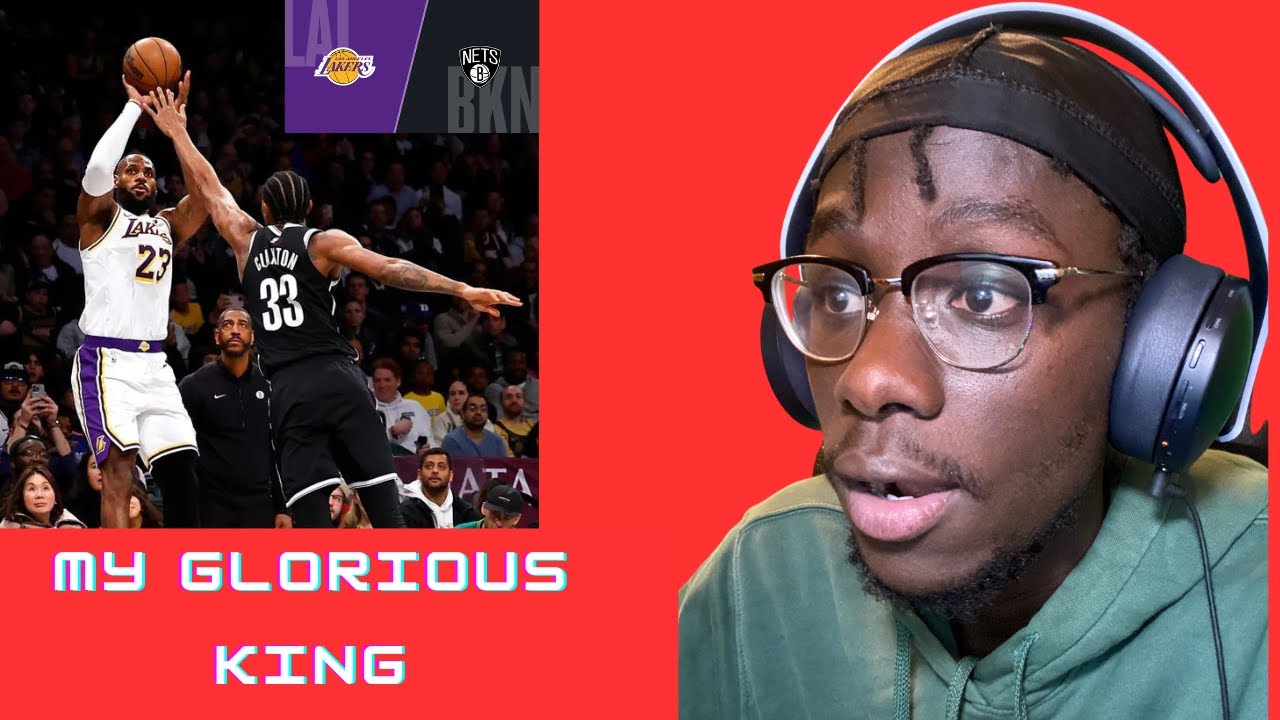 LEBRON TOOK OVER THE GAME. Los Angeles Lakers vs Brooklyn Nets Full ...