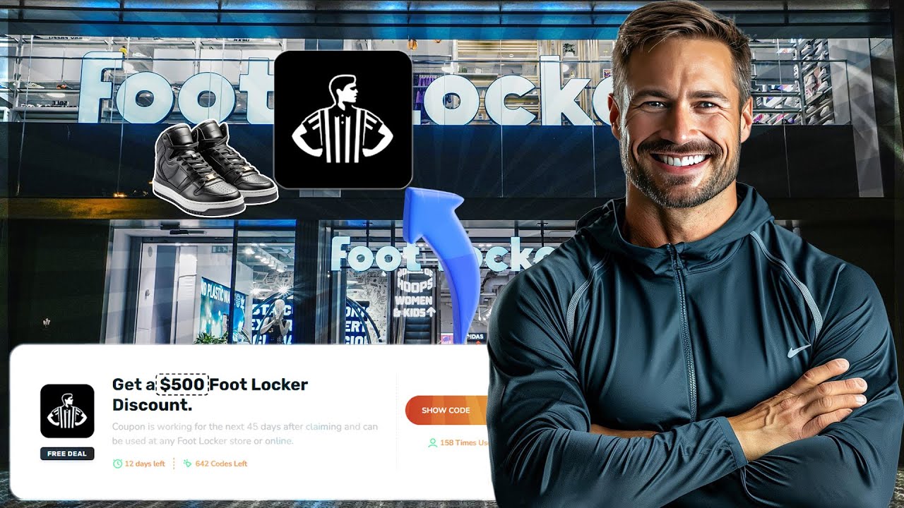 Foot Locker Promo Codes 🎁 How To Get Foot Locker Coupon Code for Free ...