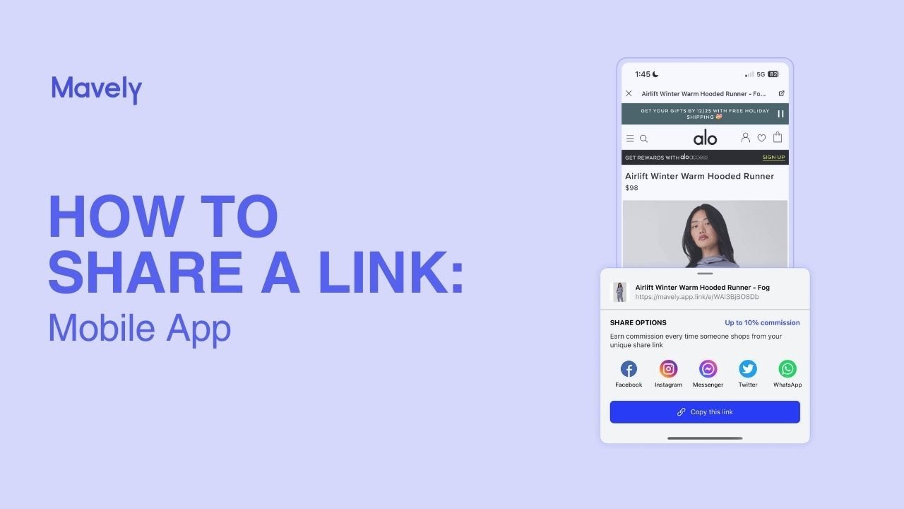 How to Share a Link: Mobile App - YouTube