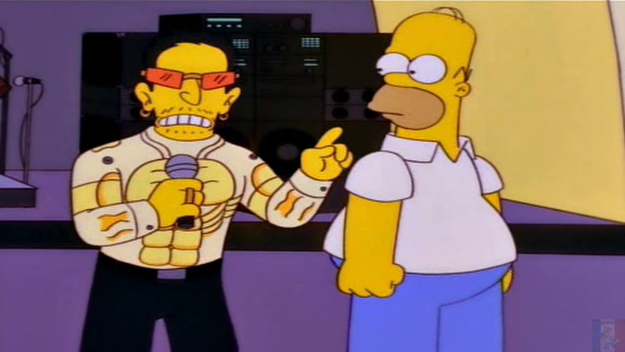 Homer et les U2 - YouTube