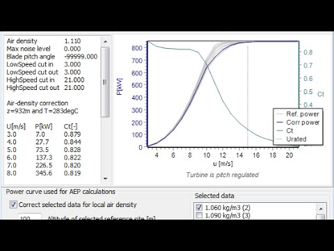 WAT demo 11 - Air density correction - YouTube