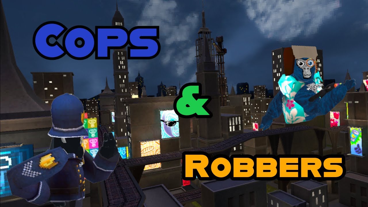 Playing cops and robbers in gtag - YouTube