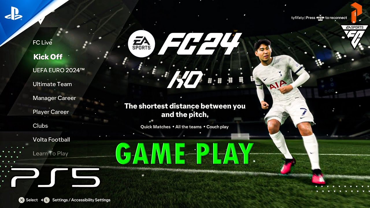 EA FC 24 GAMEPLAY PS5 (Gameplay, Graphics, Player Animation, and more ...