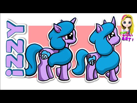 How to Draw Izzy Moonbow | My little Pony New Generation - YouTube