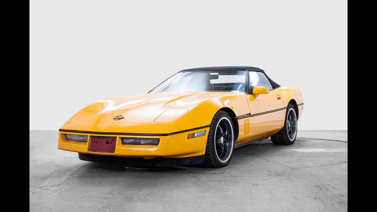 1987 Chevrolet Corvette C4 Convertible - Chassis: 1G1YY3189H5110229 ...