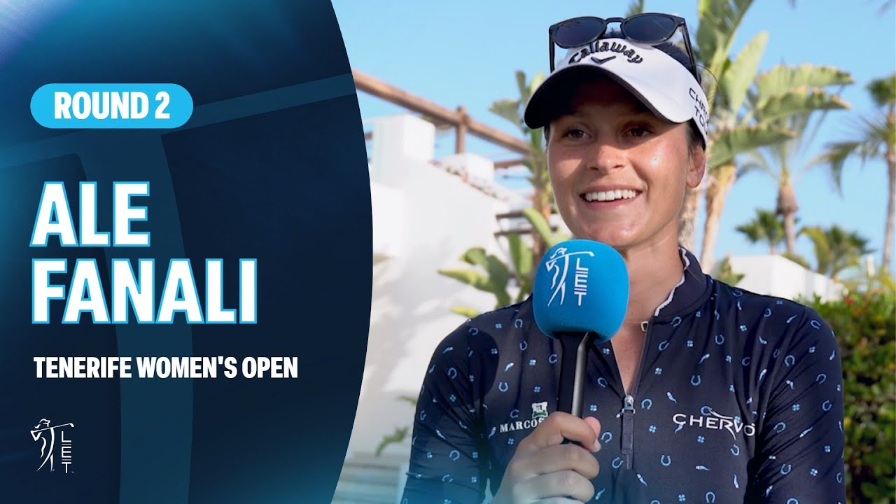 Alessandra Fanali moves into contention | Tenerife Women's Open - YouTube
