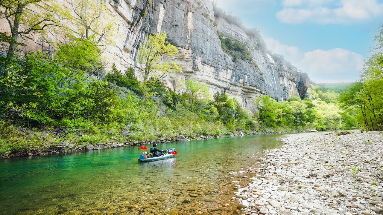 the Buffalo River - Kayak Camping 4 Days (Ponca to Pruitt) - YouTube