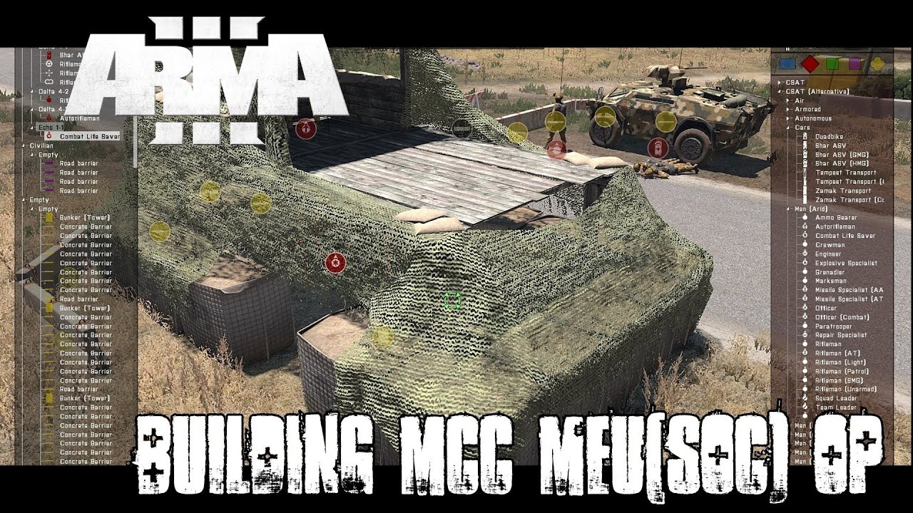ArmA 3 MCC Demo - Building MCC MEU(SOC) Op - YouTube