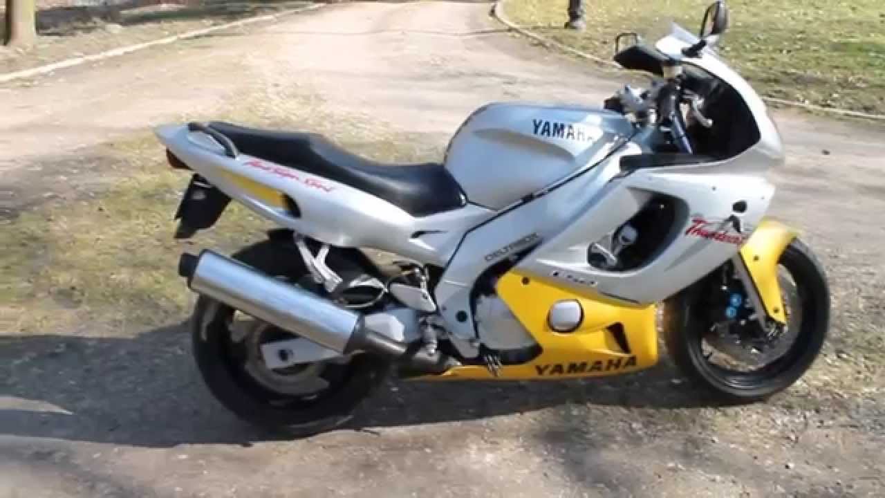 yamaha yzf 600 r Thundercat walkaround - YouTube