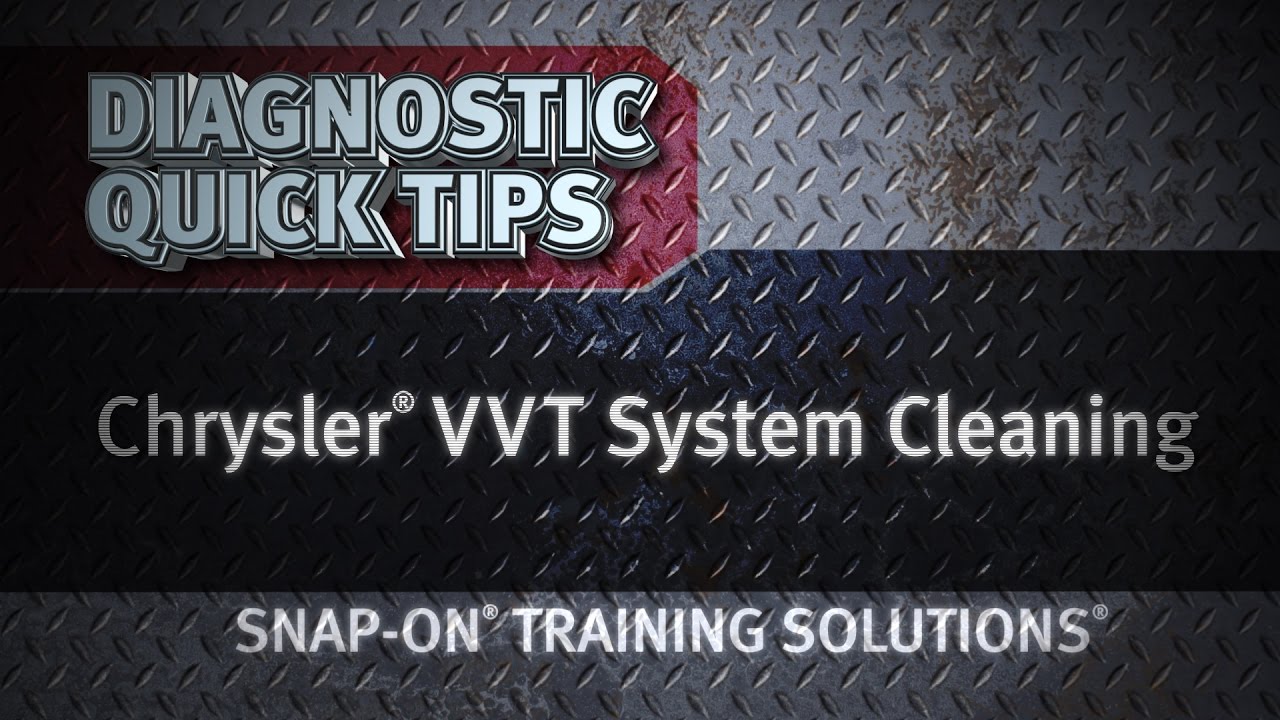 Diagnostic Quick Tips - Chrysler VVT System Cleaning - YouTube