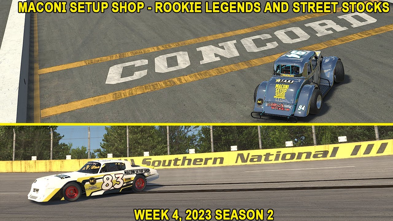 iRacing Rookie Legends and Street Stocks Tutorial: 2023 Season 2, Week ...