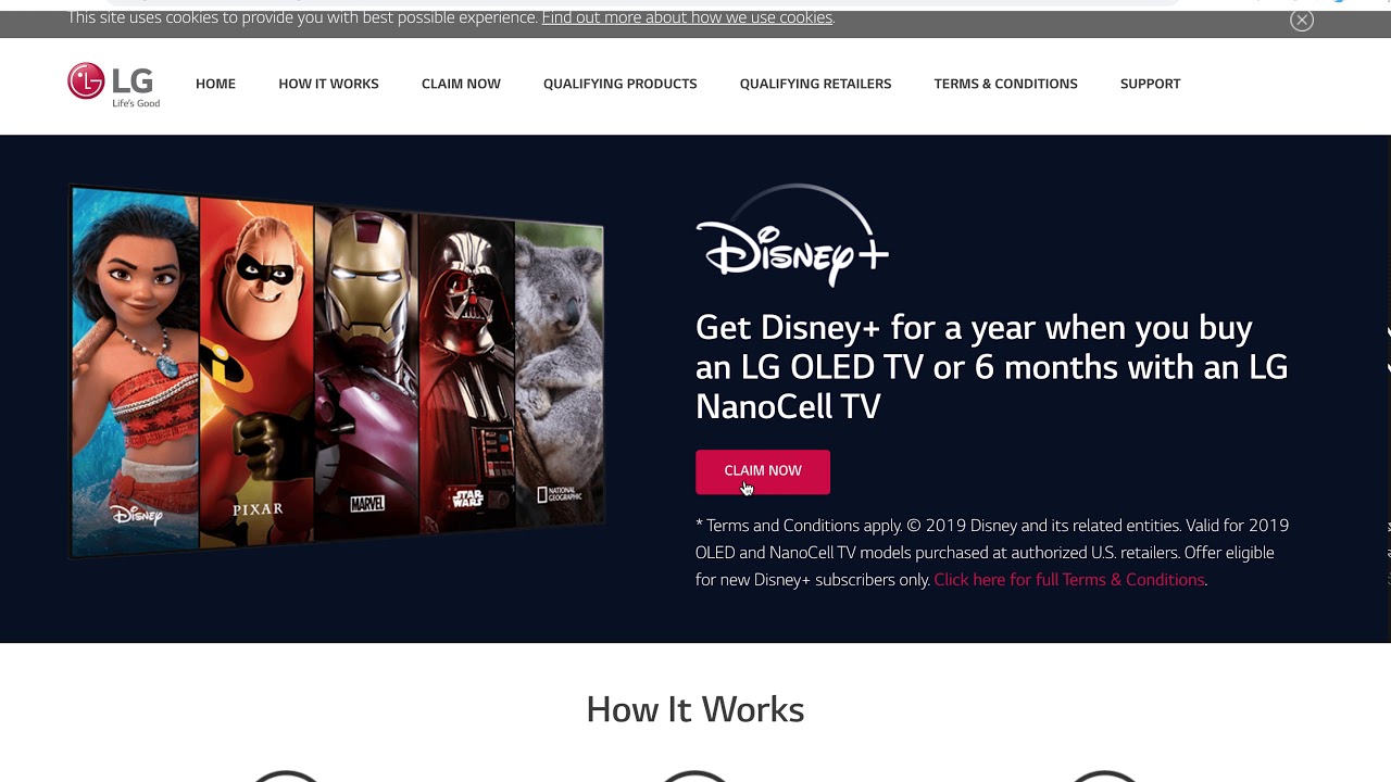LG Disney PLUS offer Overview - YouTube