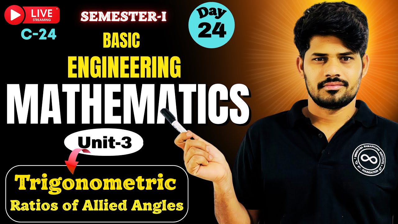Trigonometric Ratios of Allied Angles | Basic Engineering Mathematics ...