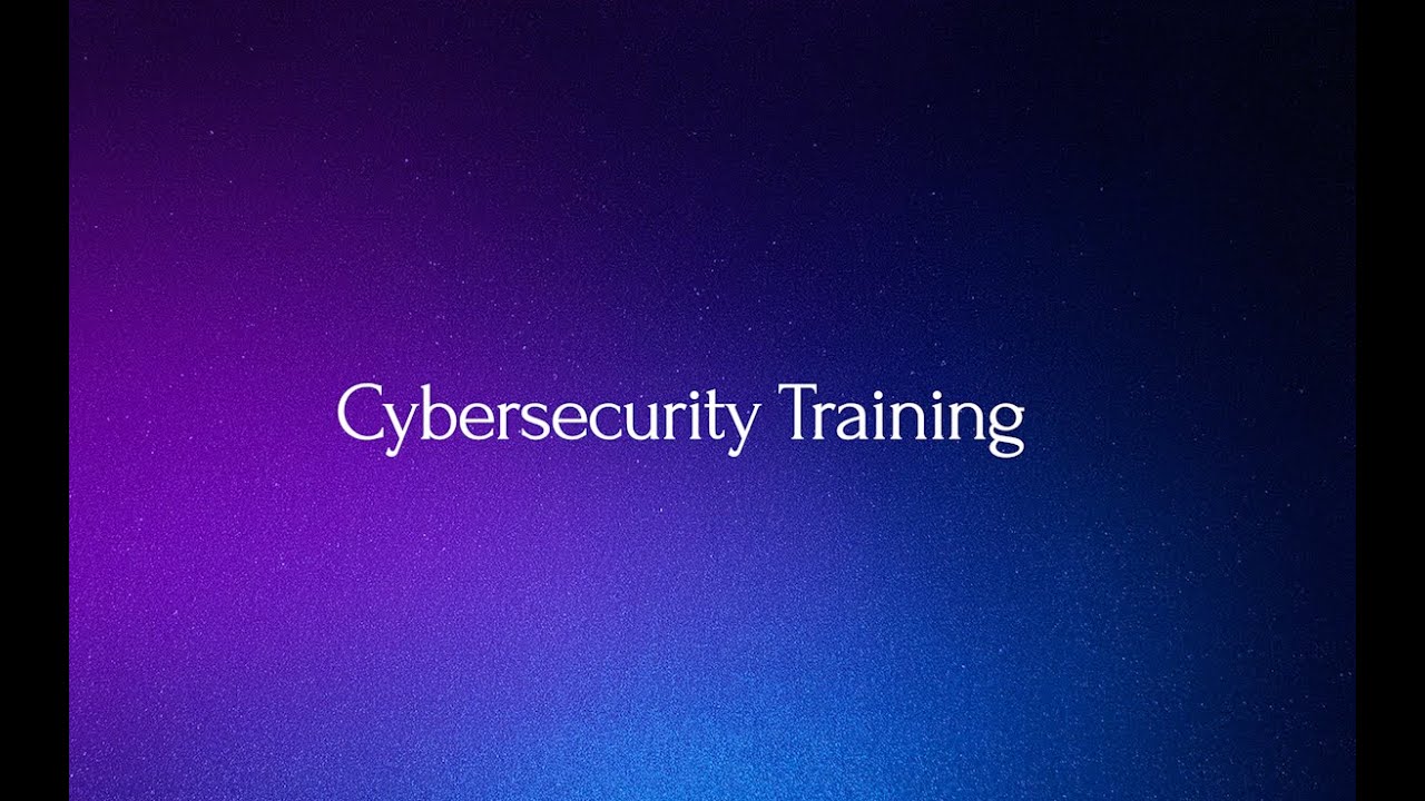 Cybersecurity Training Demo by Shauna Gonzalez - YouTube