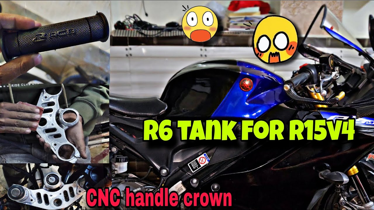 R6 tank installation in R15m / Best detail modification for R15 🏼🤩 ...