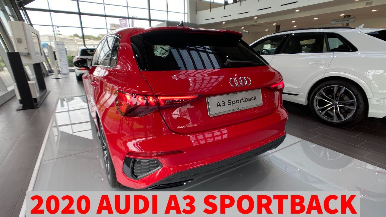 2020 Audi A3 Sportback - 150 HP - Red - YouTube