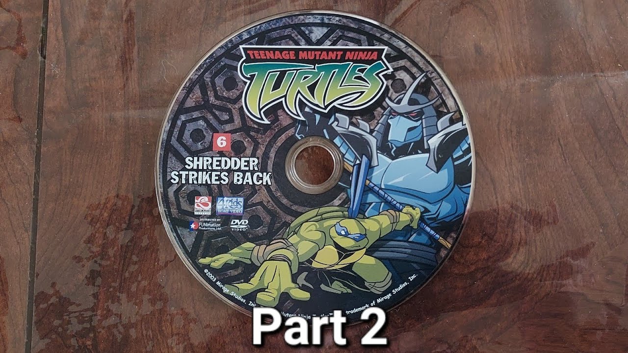 TMNT 2003 DVD: Shredder Strikes Back - Episodes & Xtras - YouTube