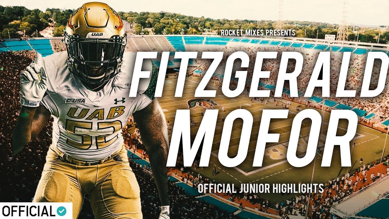 UAB LB Fitzgerald Mofor - "No Features" || Official Junior Highlights ...