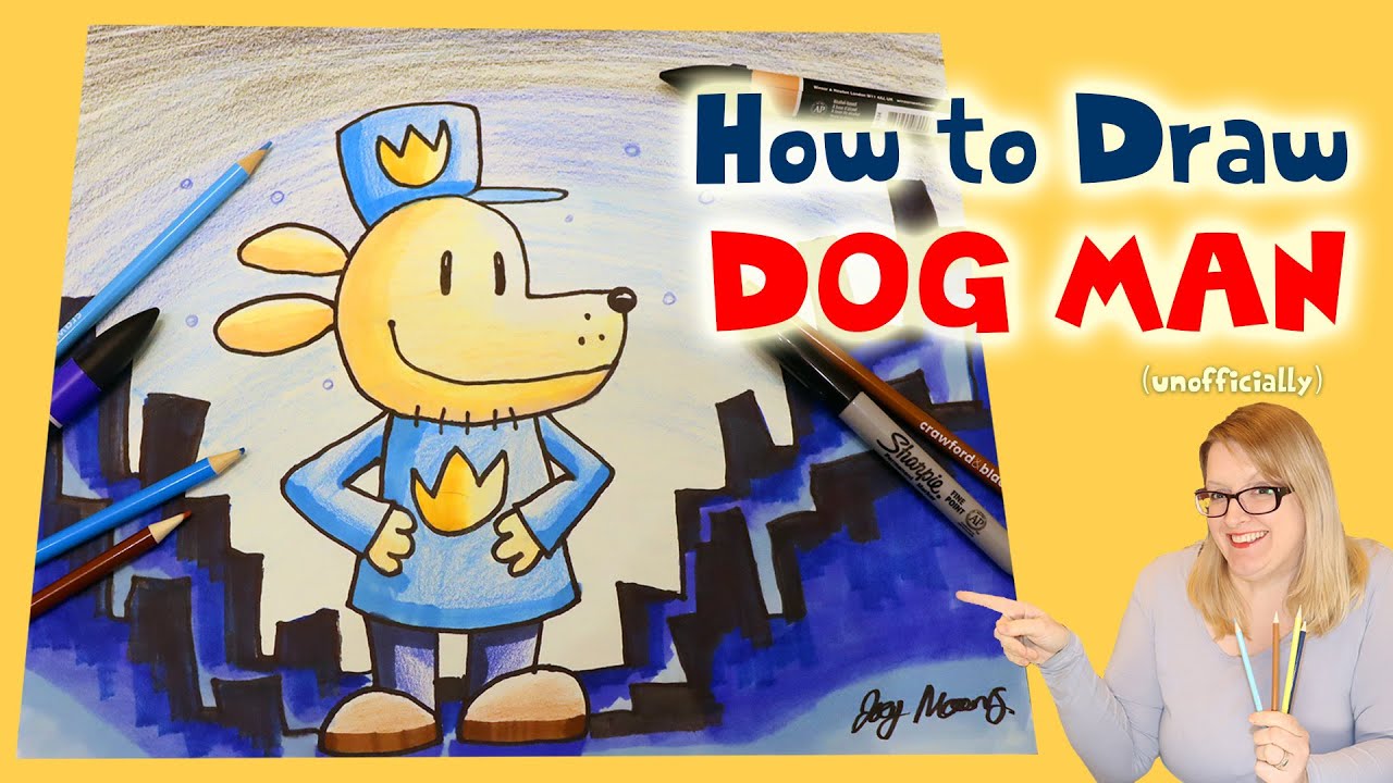 Kids How to Draw Dogman - YouTube