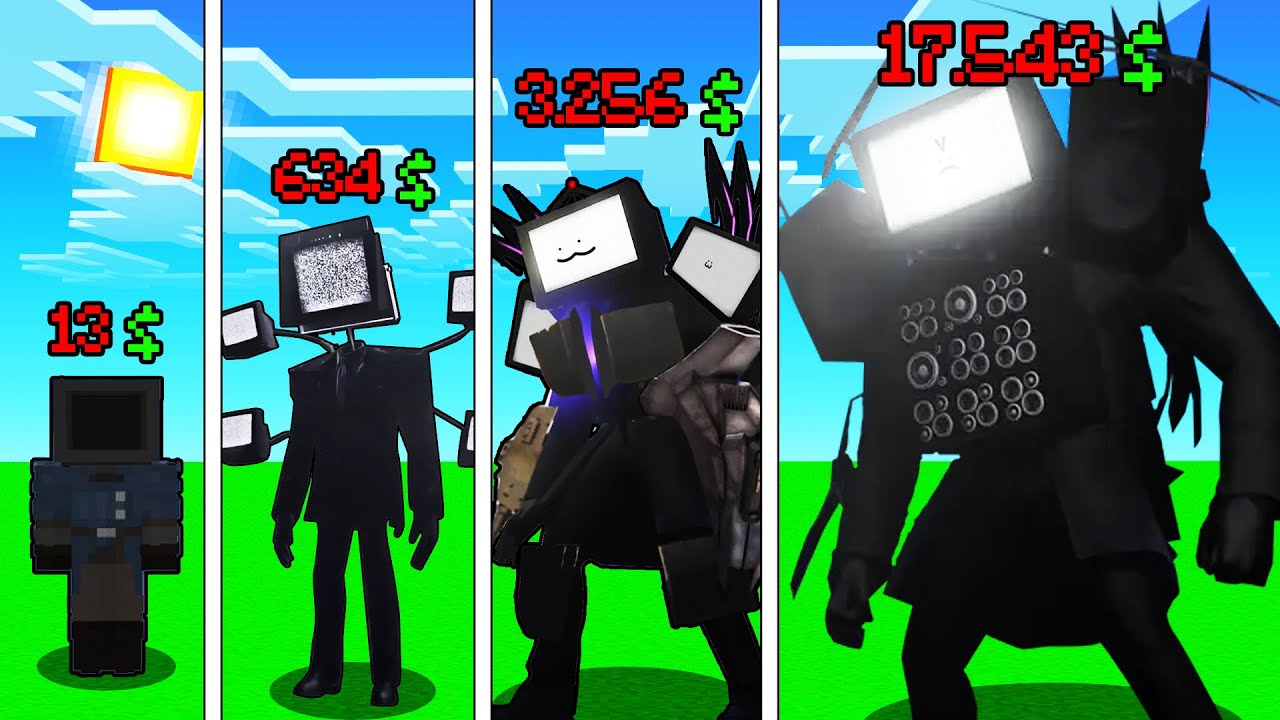 MİLYARDER TITAN PC MAN GELİŞİMİ 😱 - Minecraft - YouTube