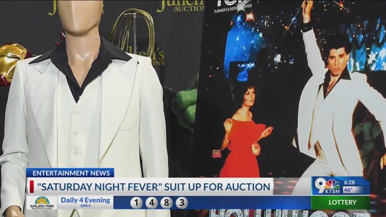 "Saturday Night Fever" suit for auction - YouTube