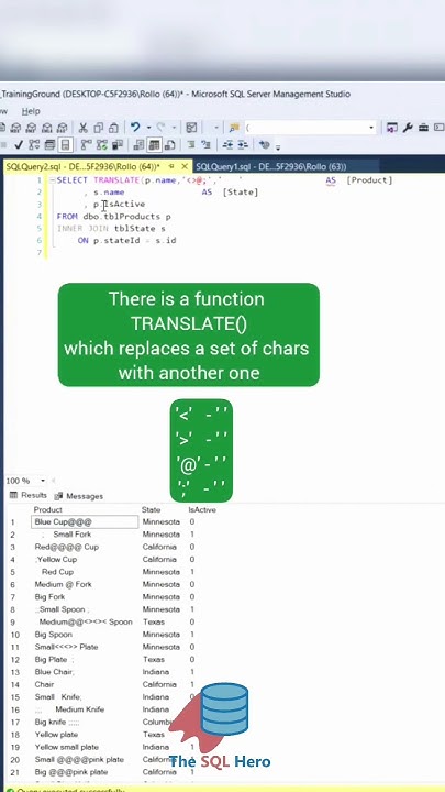Still using REPLACE() ? #sql #function #dataengineering #datascience #special #sqlserver #data ...