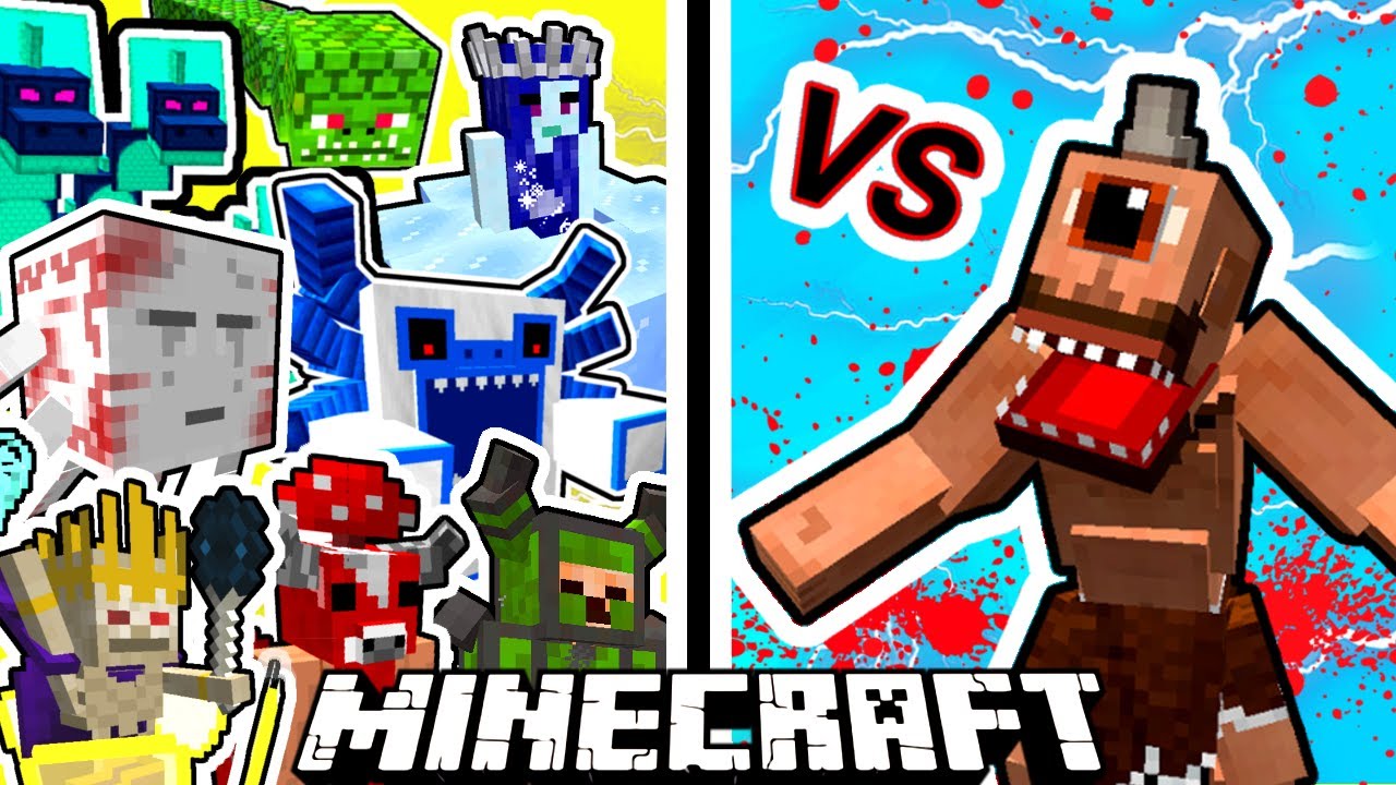 Cyclops Vs. Twilight Forest Monsters in Minecraft - YouTube
