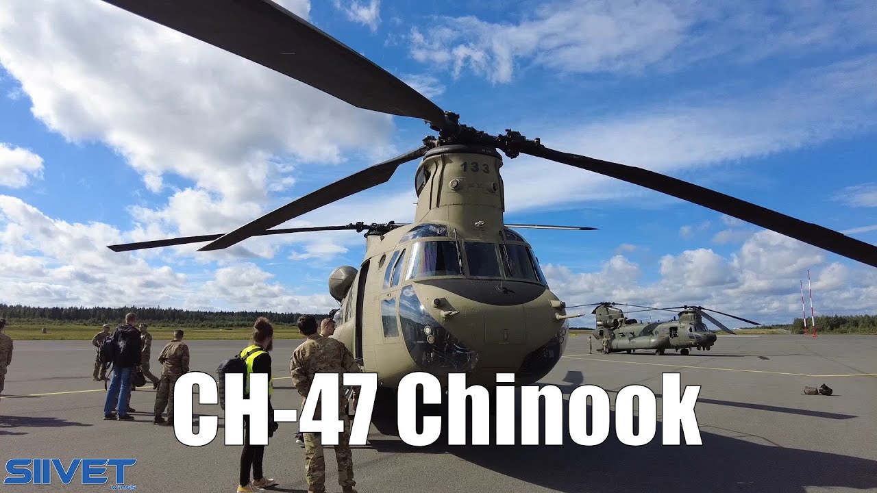 US Army CH-47 Chinook Walkaround With Engine Start And Taxi Out - YouTube