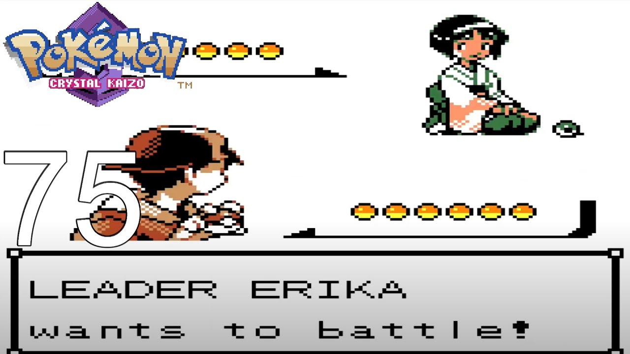 Pokemon Crystal Kaizo Walkthrough Part 75 Gym Leader Erika 12th Badge ...