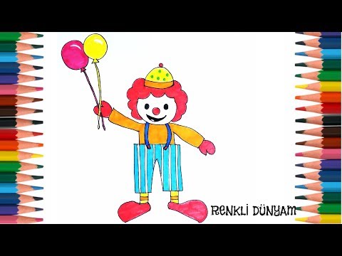 Balonlu Palyaço Çizimi