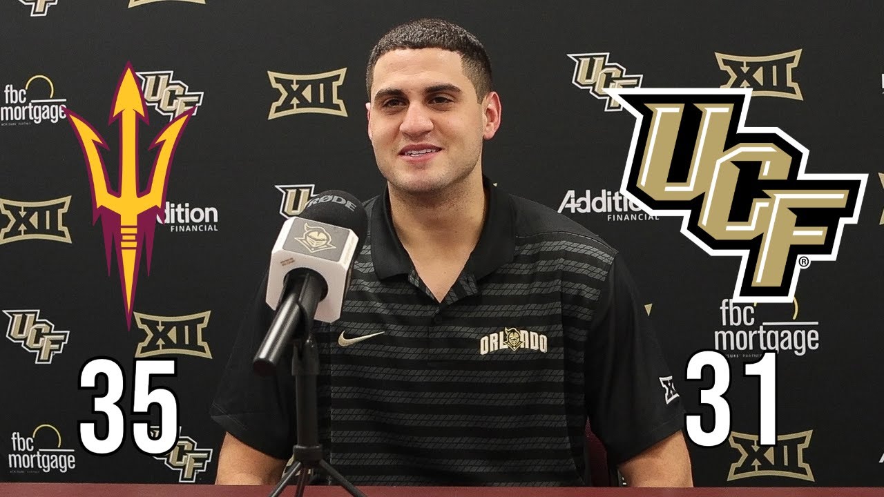 Arizona State 35, UCF 31 - QB Dylan Rizk Press Conference ⚔️🏈 - YouTube