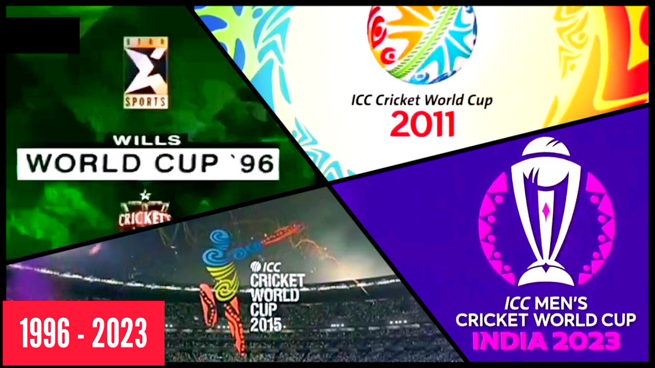 All ICC Cricket World Cup TV Intros (1996 - 2023) - YouTube