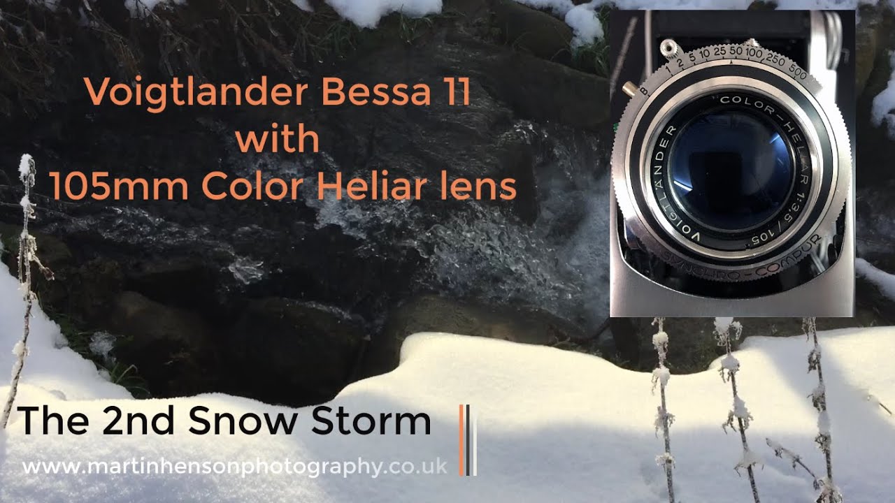 Voigtlander Bessa 11, Color Heliar lens, The second snow fall - YouTube